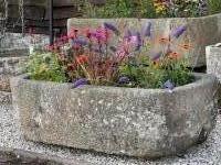 Large, Double D Ended, Devon Stone Trough (Stk No.4149) SOLD - Js ...